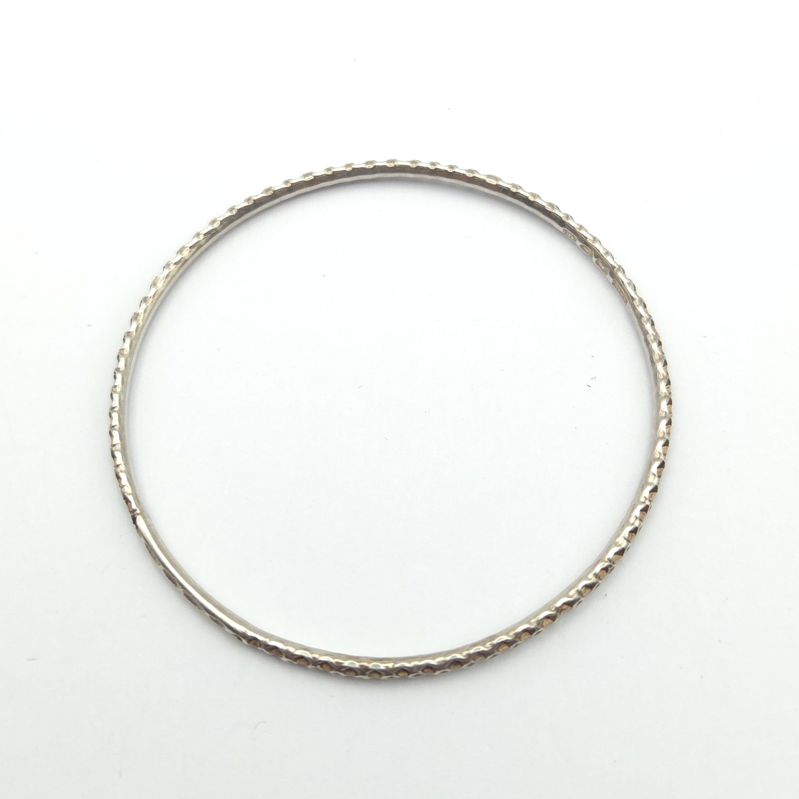 Victorian Charles Horner Bangle Chester Silver 1899 - Vintage Treasures UK